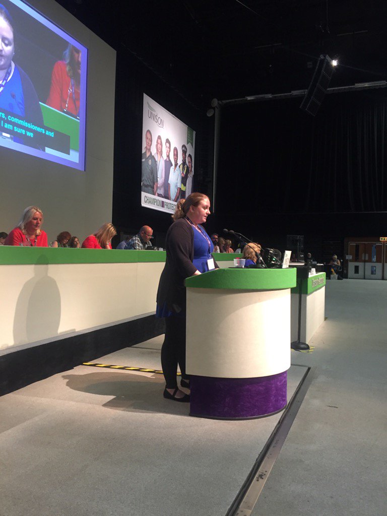 Regional convenor Becky Tye's conference report | Article, UNISON ...
